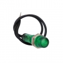 Green 7mm Panel Mount Indicator Light | Neon Indicator Light