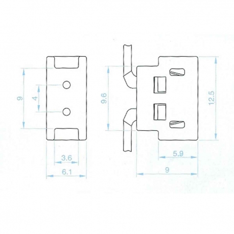Ceramic G4 Lamp Holder | G4 Low Voltage Lamp Holder