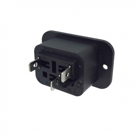 C19 Screw in Fixing IEC Socket (Outlet), 16 Amp 250V AC, 0723-CW1.