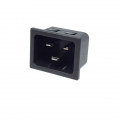 C20 IEC Socket with Snap in Mounting