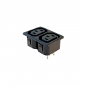 2 Way IEC C13 Outlet Socket (R-302G2 IEC Outlet)