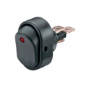 R13-133L Red Rocker Switch, 30 Amp 12V dc