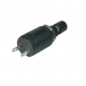 Push Button Switch Black - On-Off Latching 7mm