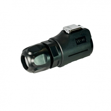 IP67 Lockable Waterproof RJ45 Panel Mount Connector M24