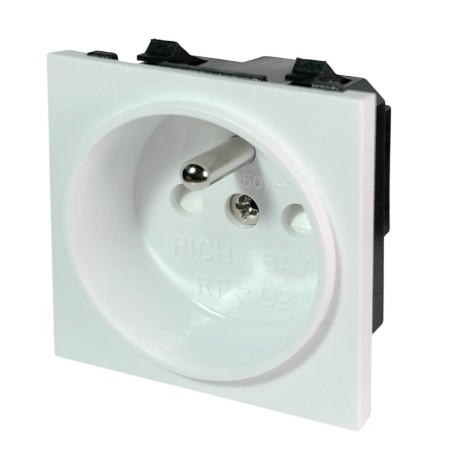 French Euro Module Power Socket