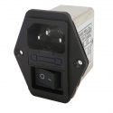 EMI Filter & Fuse / Switch - 10A at sinolec.co.uk